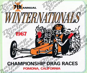7th Annual Winternationals Decal (1967)