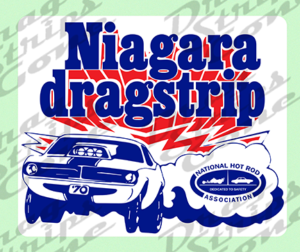 Niagara Drag Strip Decal (1970)