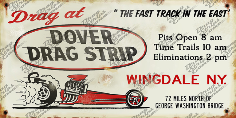 Dover Dragstrip Sign
